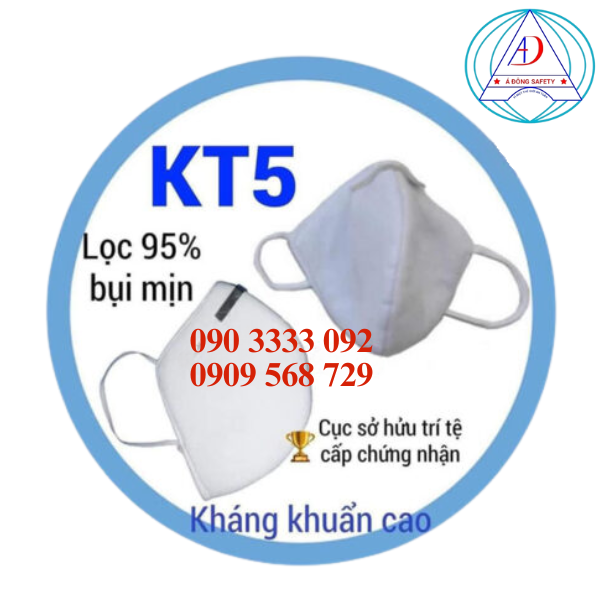 Khẩu Trang KT5 - THIẾT BỊ BẢO HỘ AN TOÀN LAO ĐỘNG Á ĐÔNG